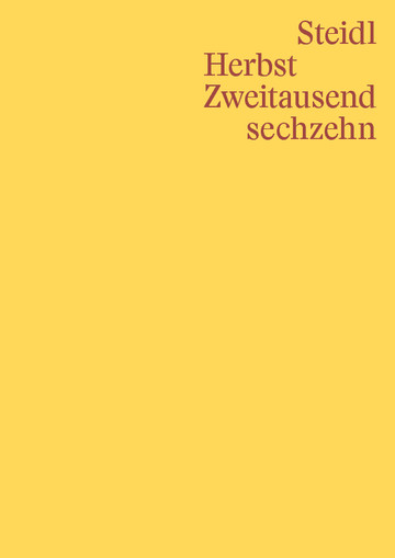 Kataloge - Steidl Verlag